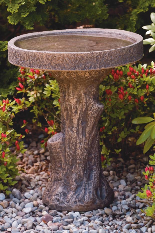 Tree Stump Bird Bath – Southern Idaho Landscape Center