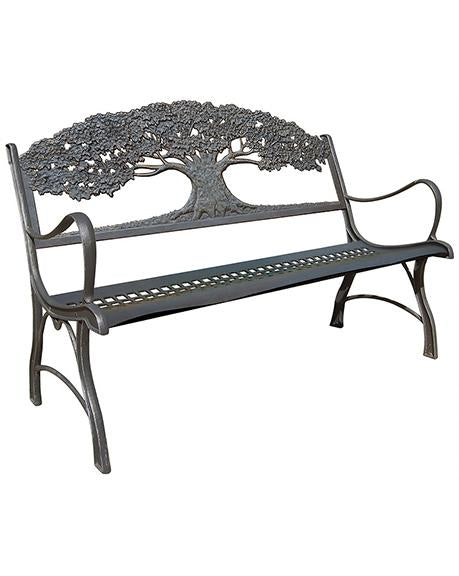Painted Sky Cast Iron Tree Bench – Southern Idaho Landscape Center