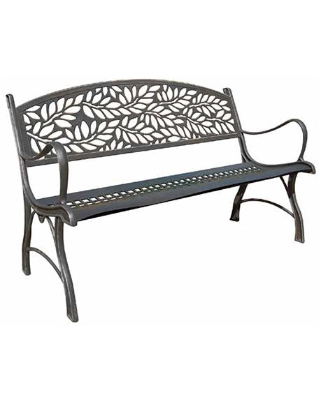 Painted Sky Cast Iron Flora Bench – Southern Idaho Landscape Center