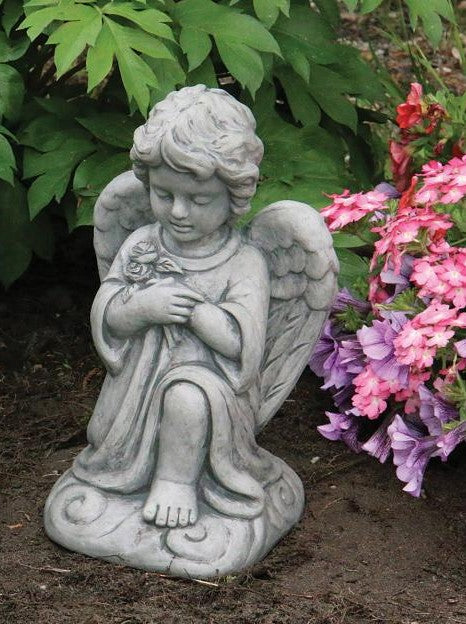 Sweet Blessings with Roses Statue – Southern Idaho Landscape Center