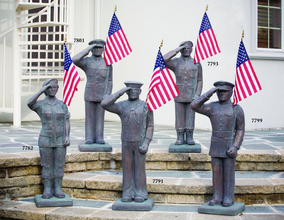 41" US Armed Forces Statue – Southern Idaho Landscape Center