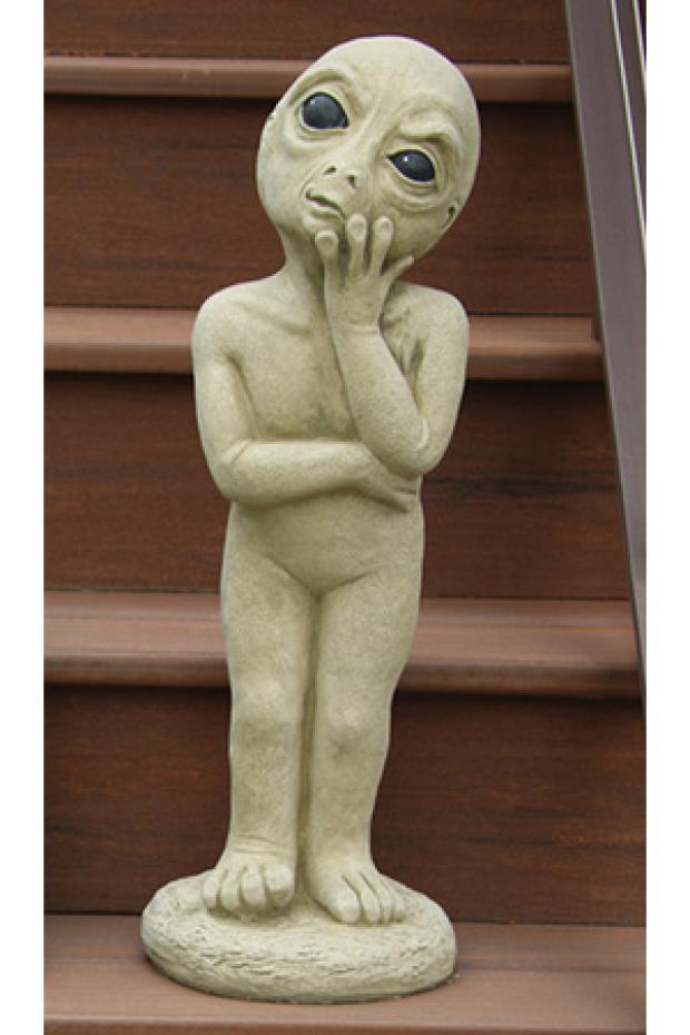 24" Standing Alien Statue – Southern Idaho Landscape Center