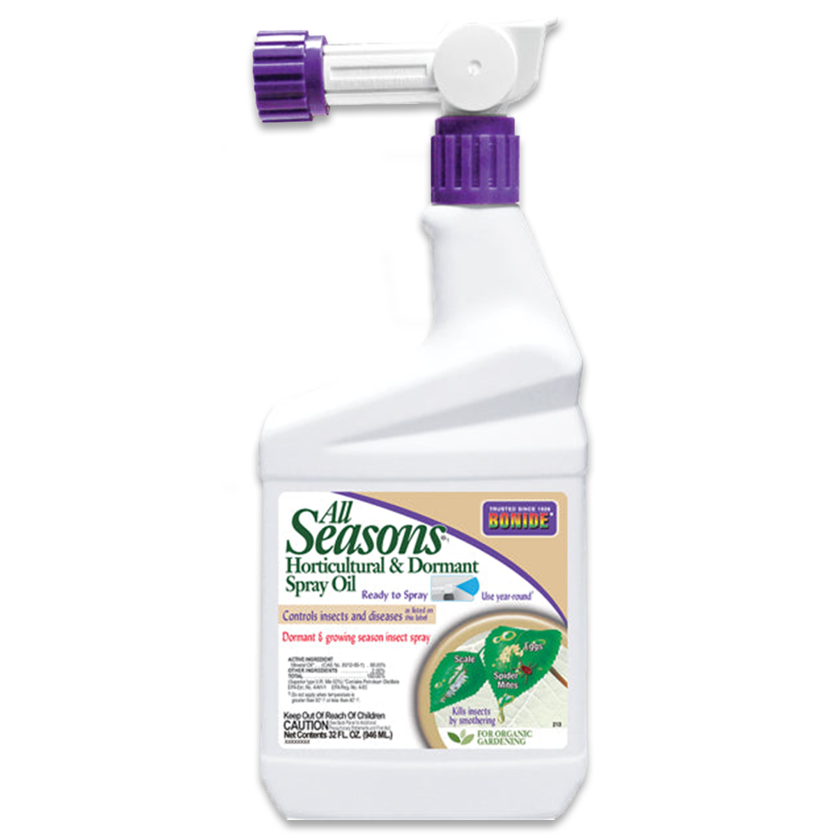 Bonide All Seasons Horticultural and Dormant Oil Spray, Ready-to-Spray ...
