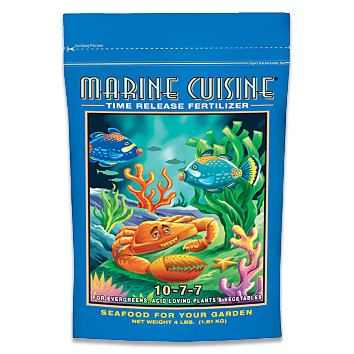 Foxfarm Marine Cuisine All-Purpose Dry Fertilizer, 10-7-7, 4 lbs ...