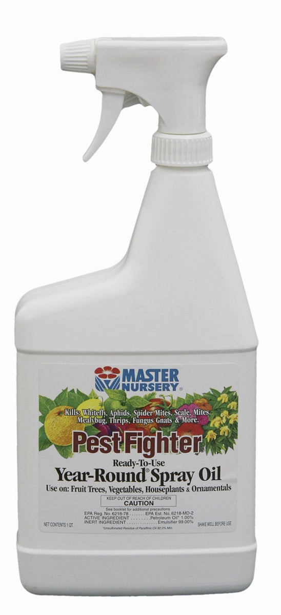 Master Nursery Pest Fighter Year-Round Spray Oil, OMRI, Ready to Use ...